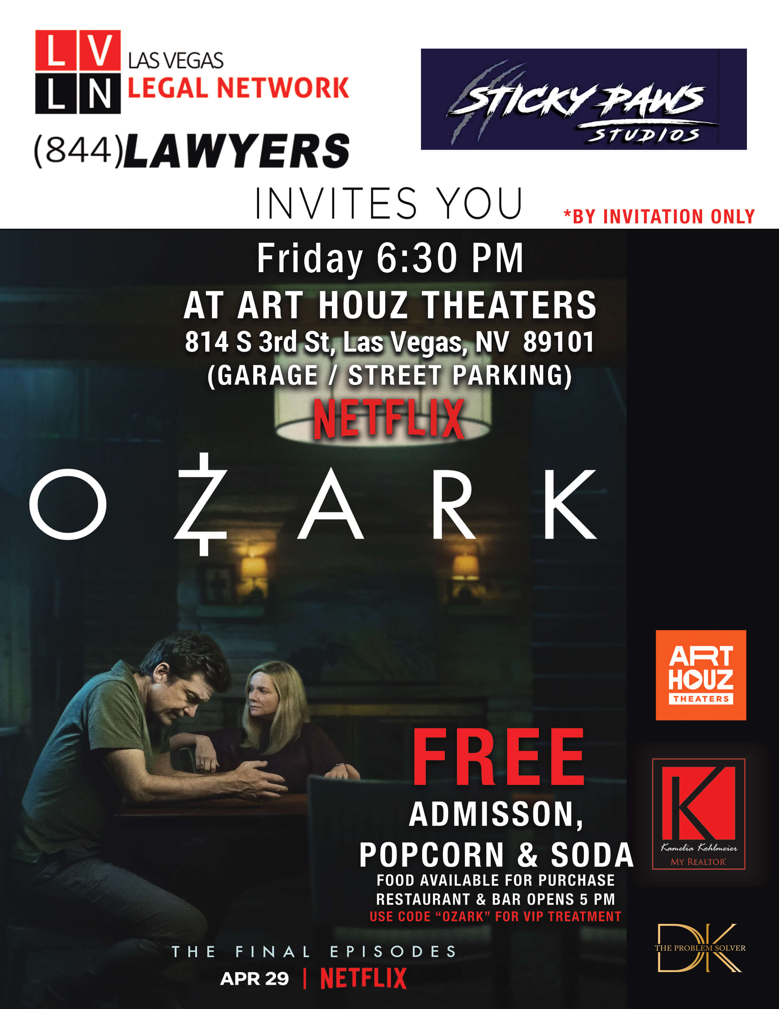 Ozark - The Final Episodes - RSVP form